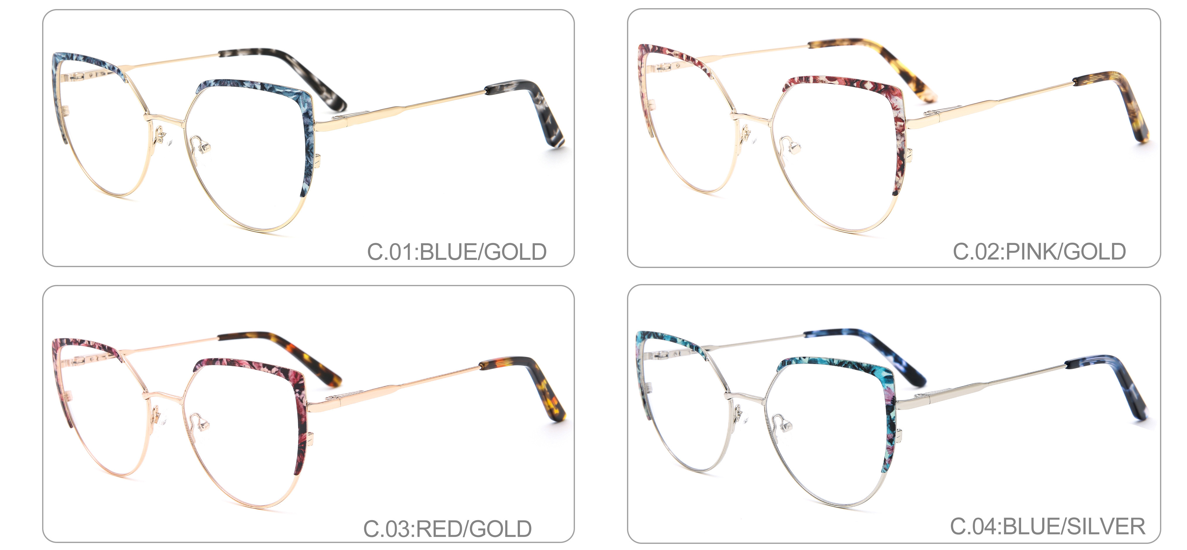 China Metal Photo Frame Designer Optical Frame Models Eyeglasses Frames ...